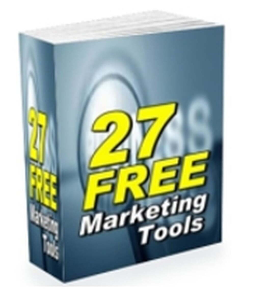 27 Free Marketing Tools