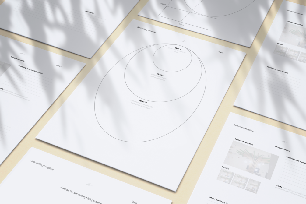 Templates for design thinking