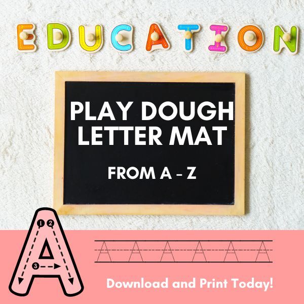 Fun & Colorful Alphabet Mat Printables