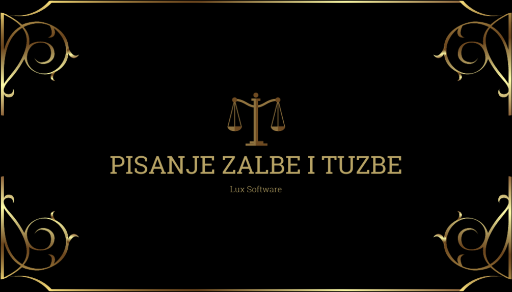 Pisanje Zalbe I Tuzbe