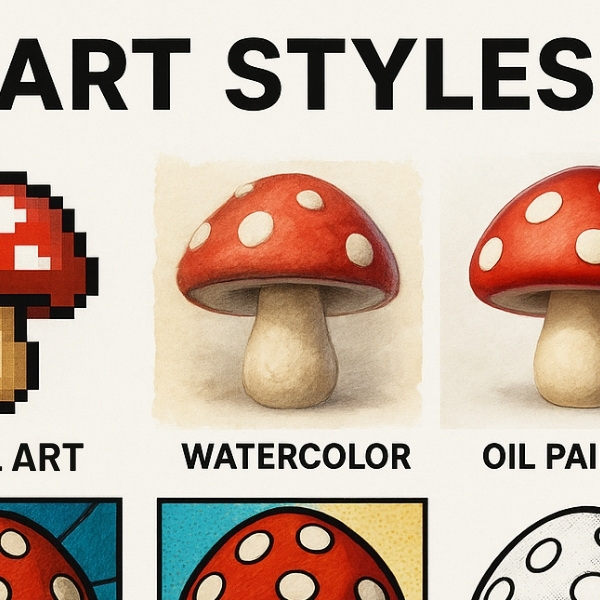 Art styles Infographic V2 - (FREE)