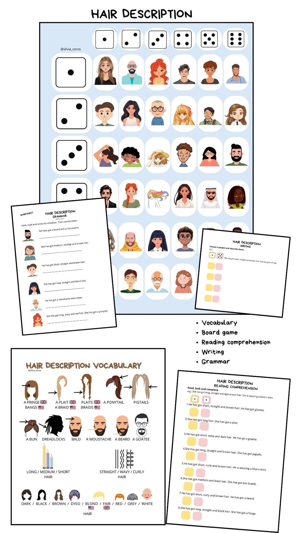 HAIR DESCRIPTION resources