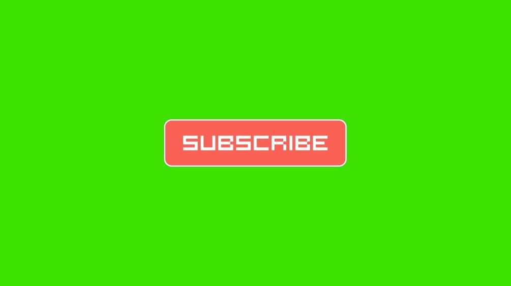 Like and Subscribe pop-up animation (green screen version)