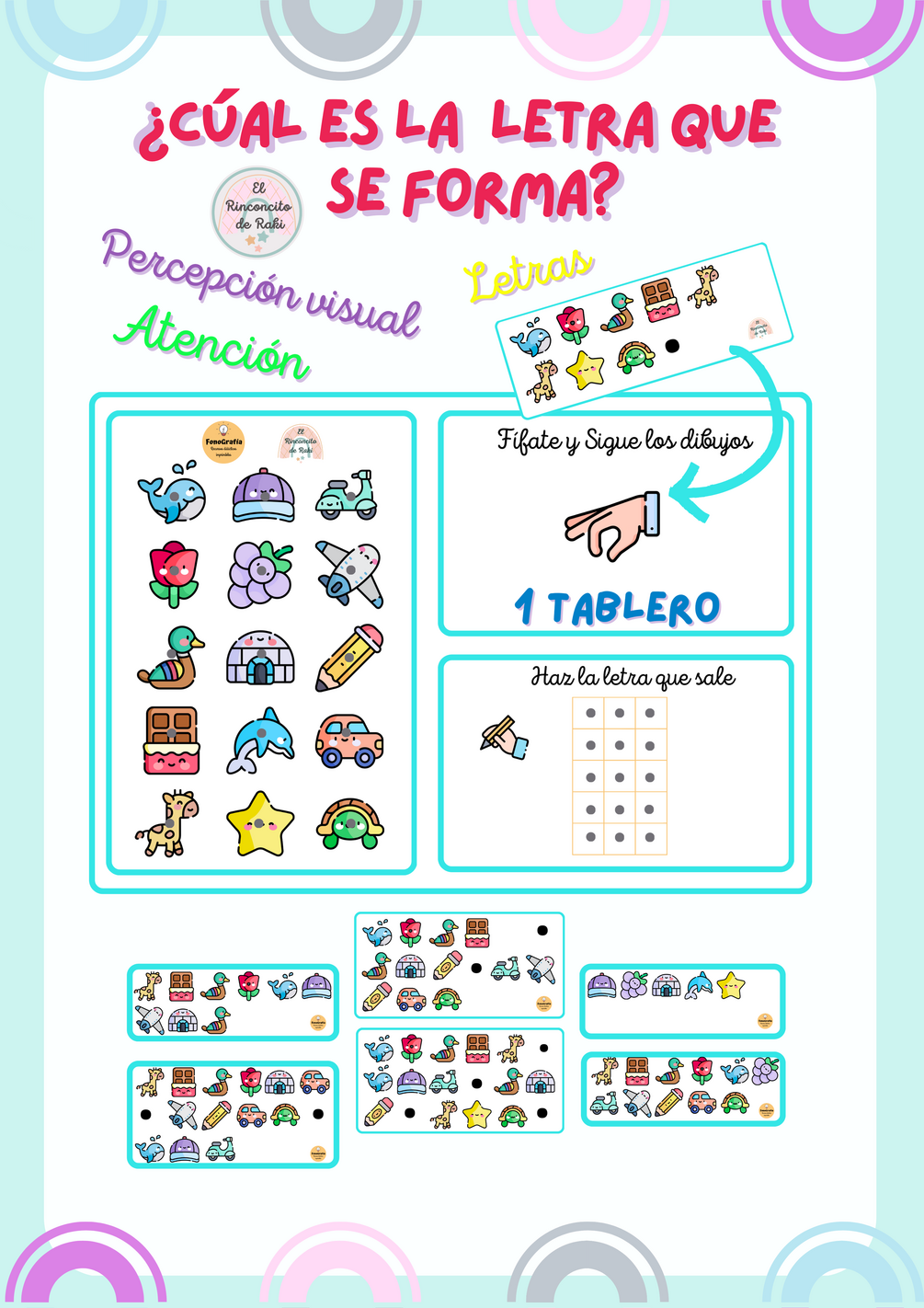 ¿Cuál es la letra que se forma?