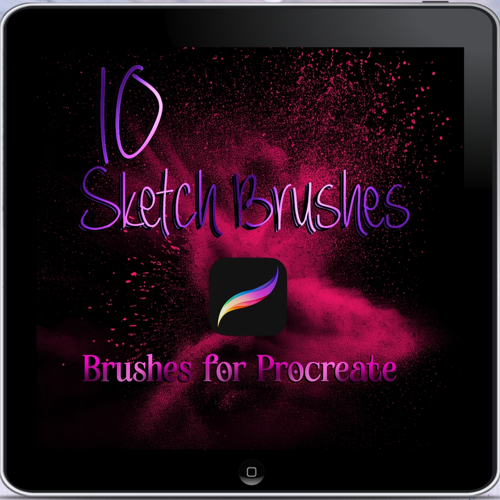 10 Sketch Brushes for Procreate