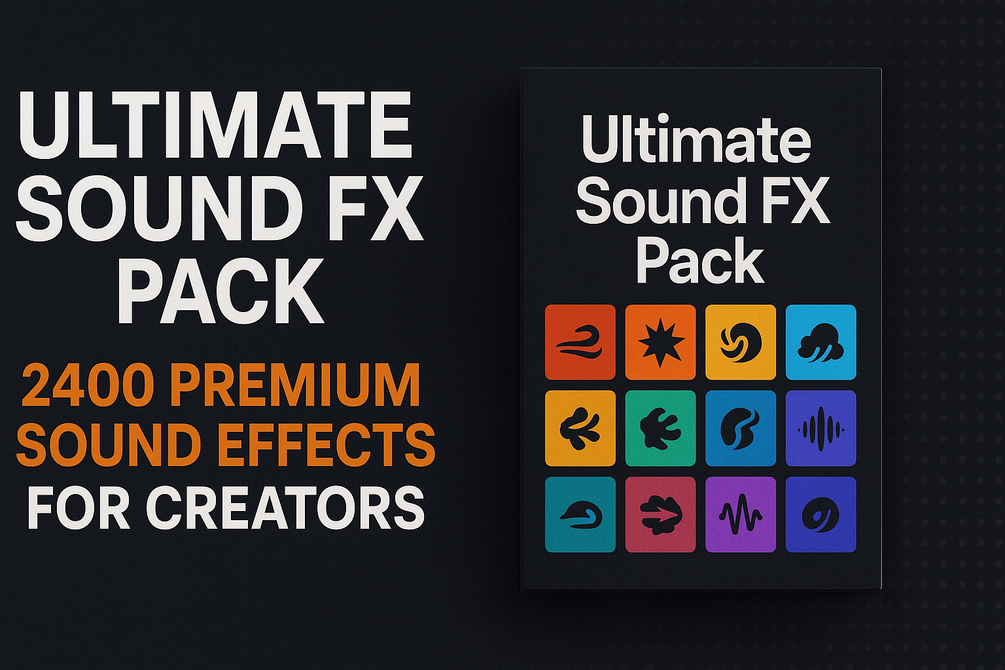 Ultimate Sound FX Pack — 2400 Premium Sound Effects for Creators