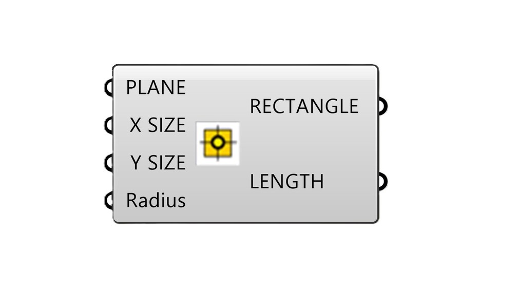 Grasshopper Component: Rectangle from Point/Center