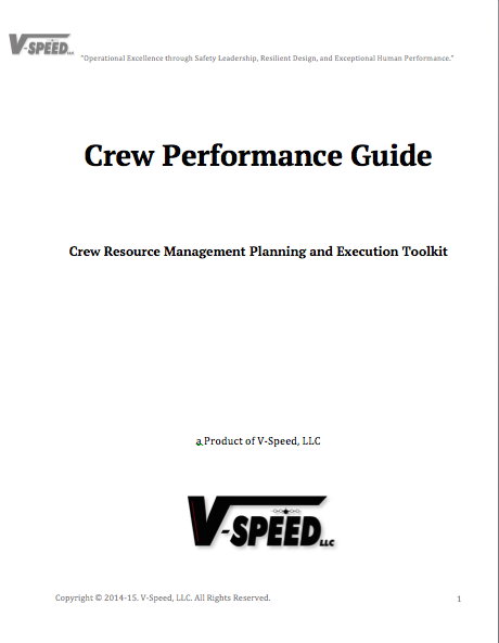 Crew Performance Guide: Crew Resource Management (CRM) Planning and ...