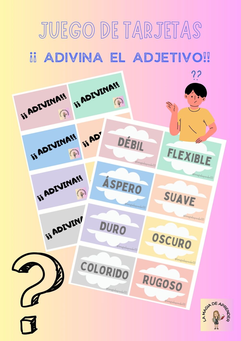 JUEGO LENGUA EL ADJETIVO