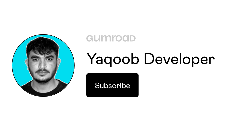 Yaqoob Developer