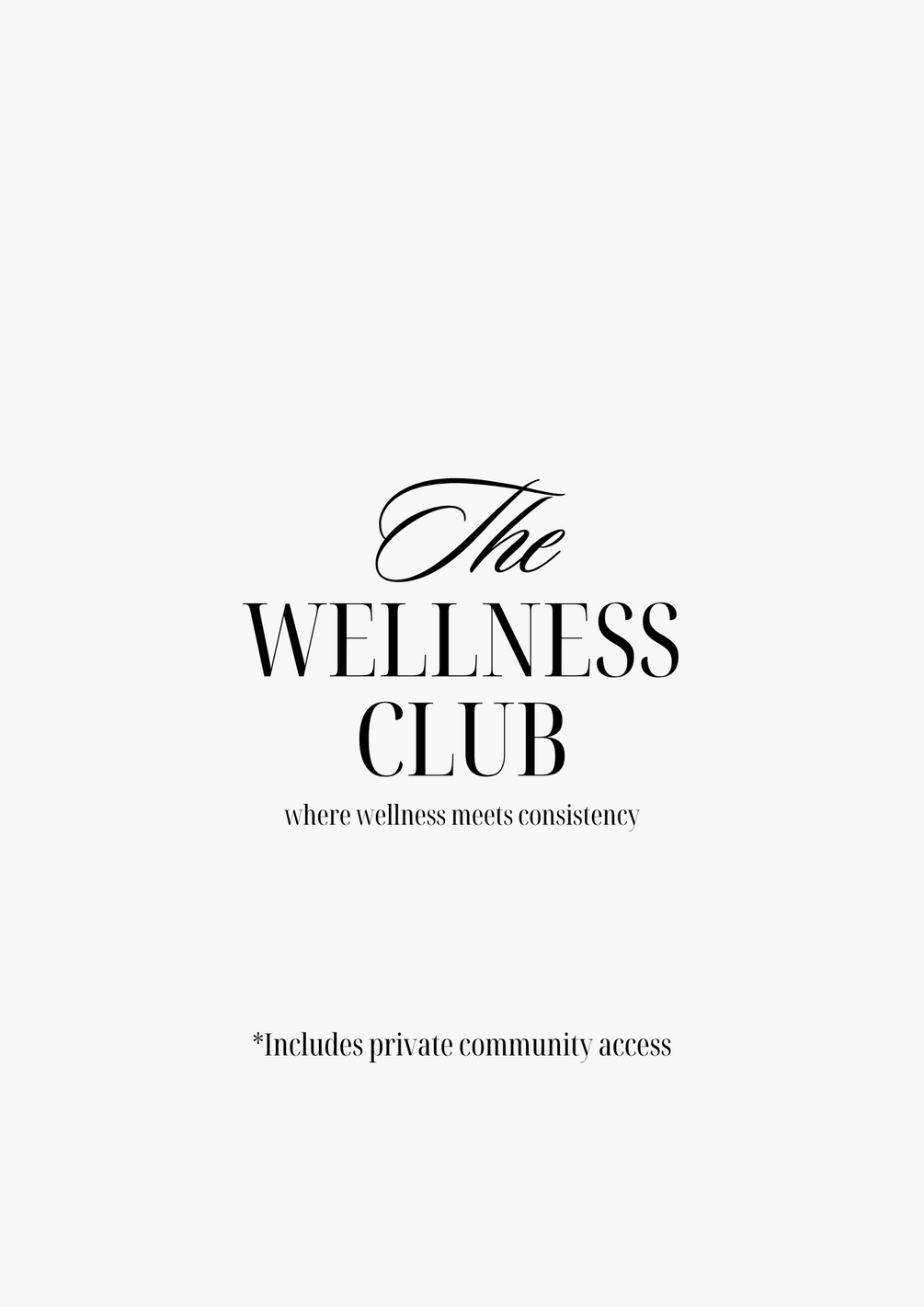The Wellness Club
