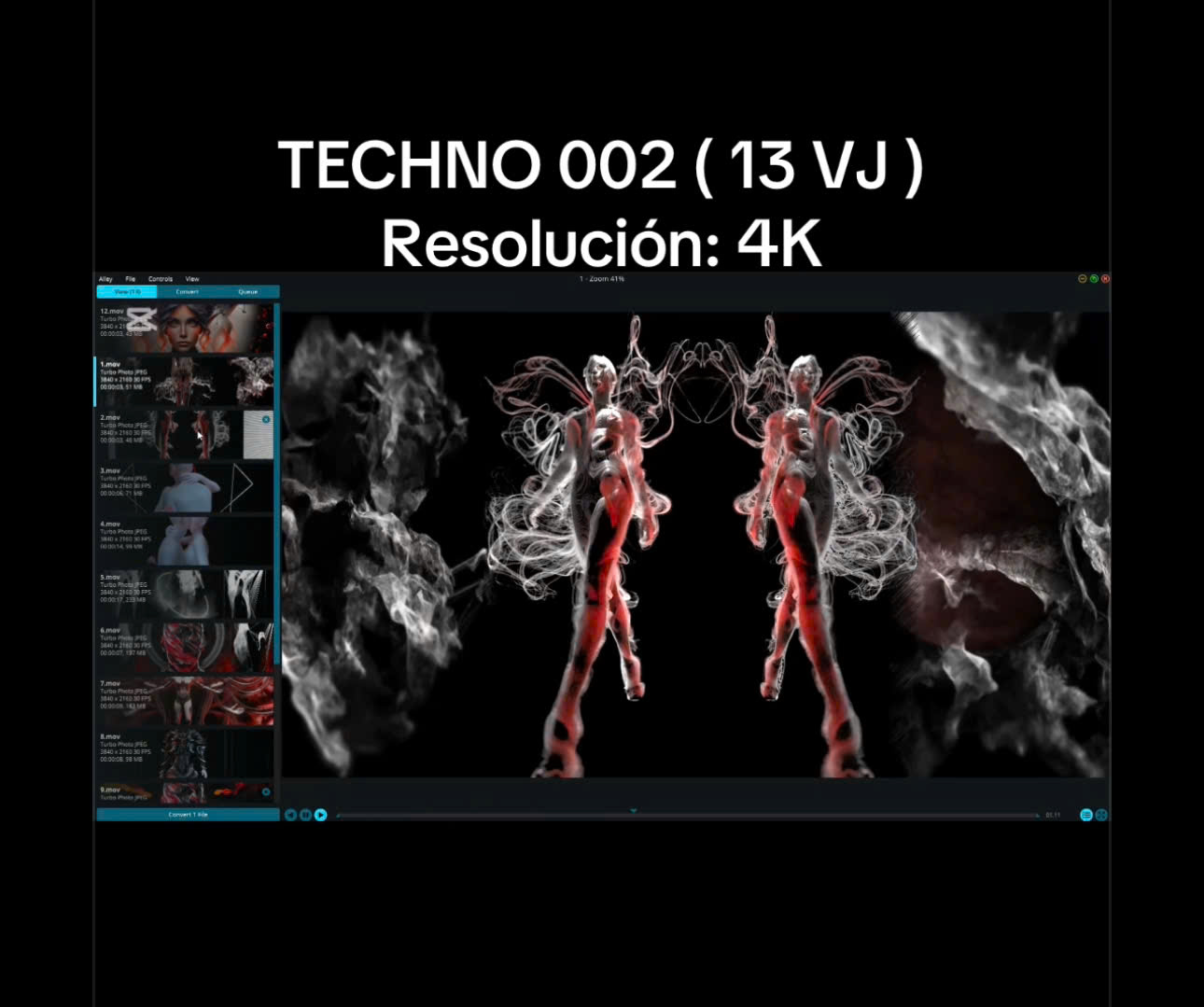 Techno 002 4K ( 13 VJ )