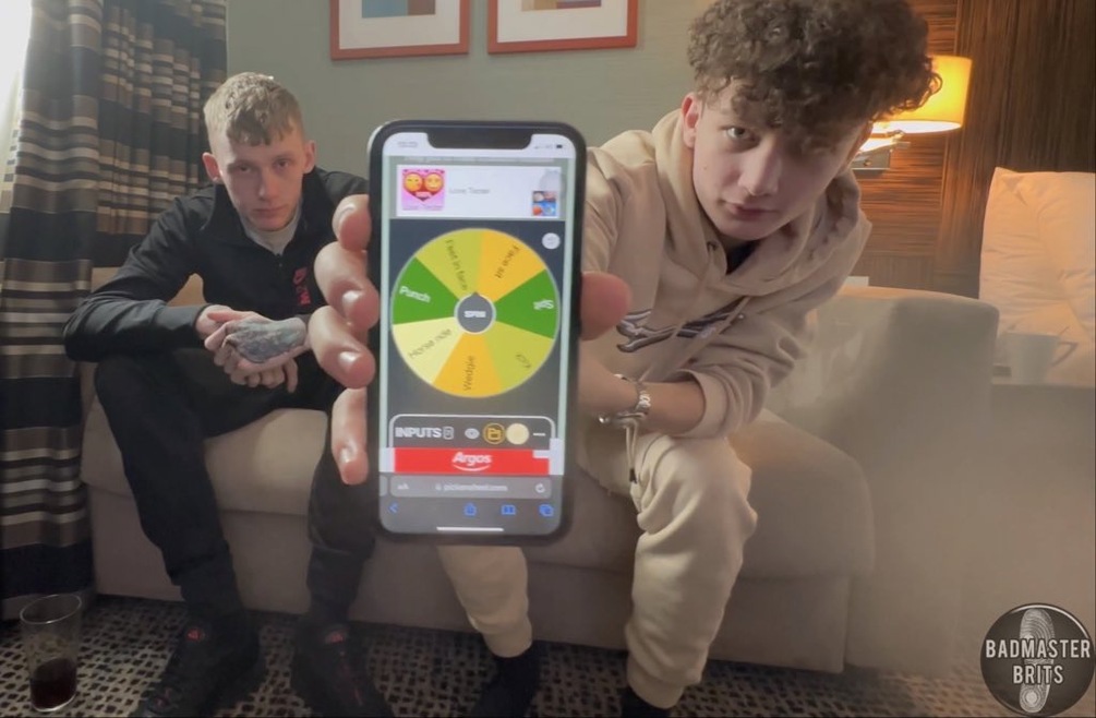 Cruel Masters Spin to Win! - Punishments, Feet worship, Kicks, Spit ...