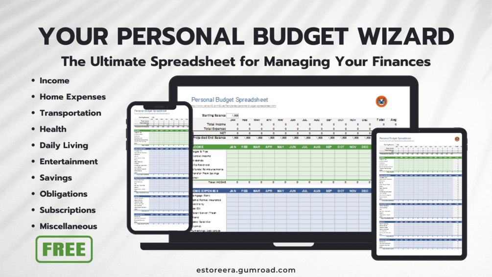 Your Personal Budget Wizard: The Ultimate Spreadsheet for Managing Your Finances