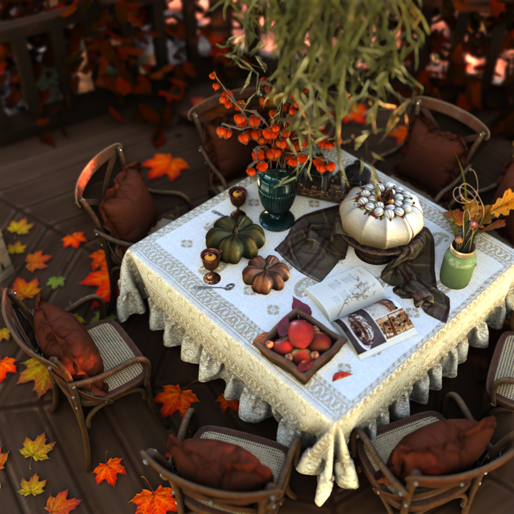 Autumn Wind - blender scene sims 4