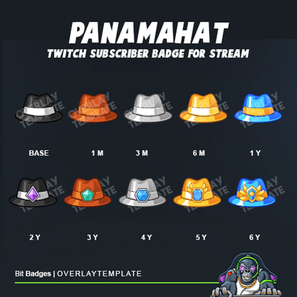 Panama Hat – Bit Badges