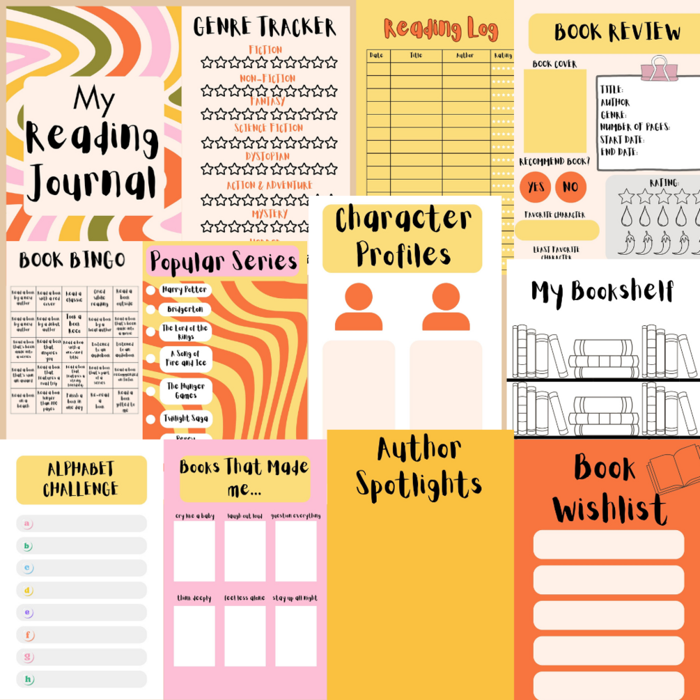 Preppy Reading Journal