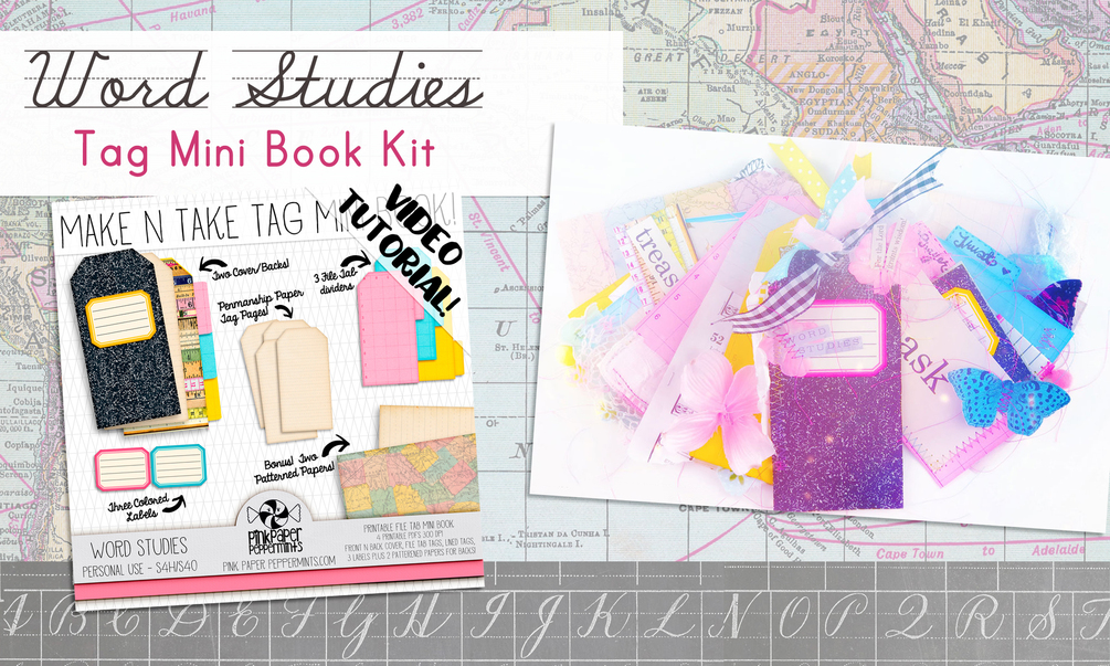 Word Studies | Mini Tag Book Fall
