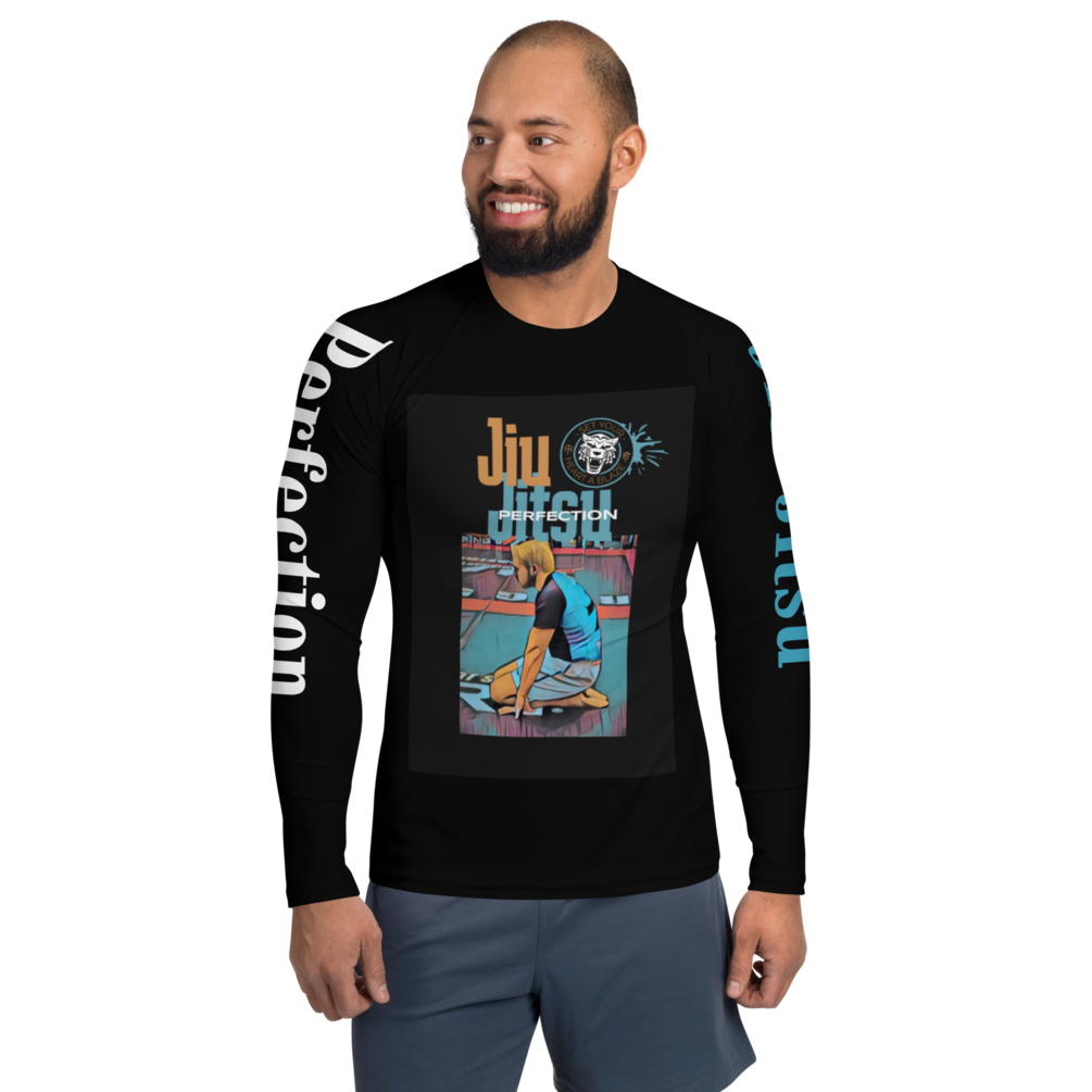 Men's Black Rash Guard - Black only