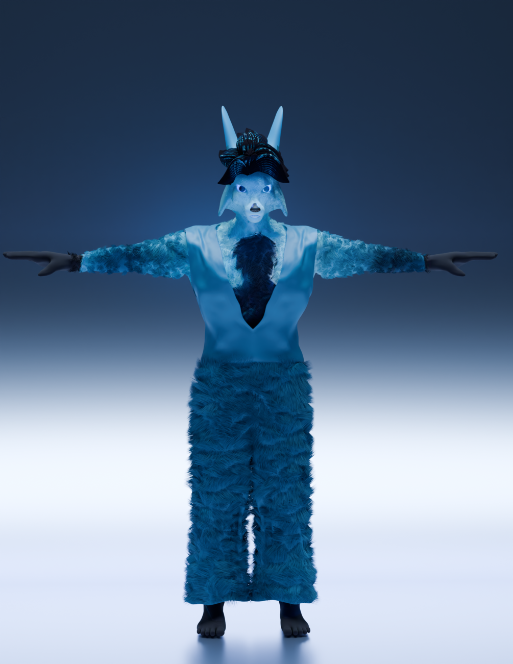 3D High Quality Master Ice Man Character