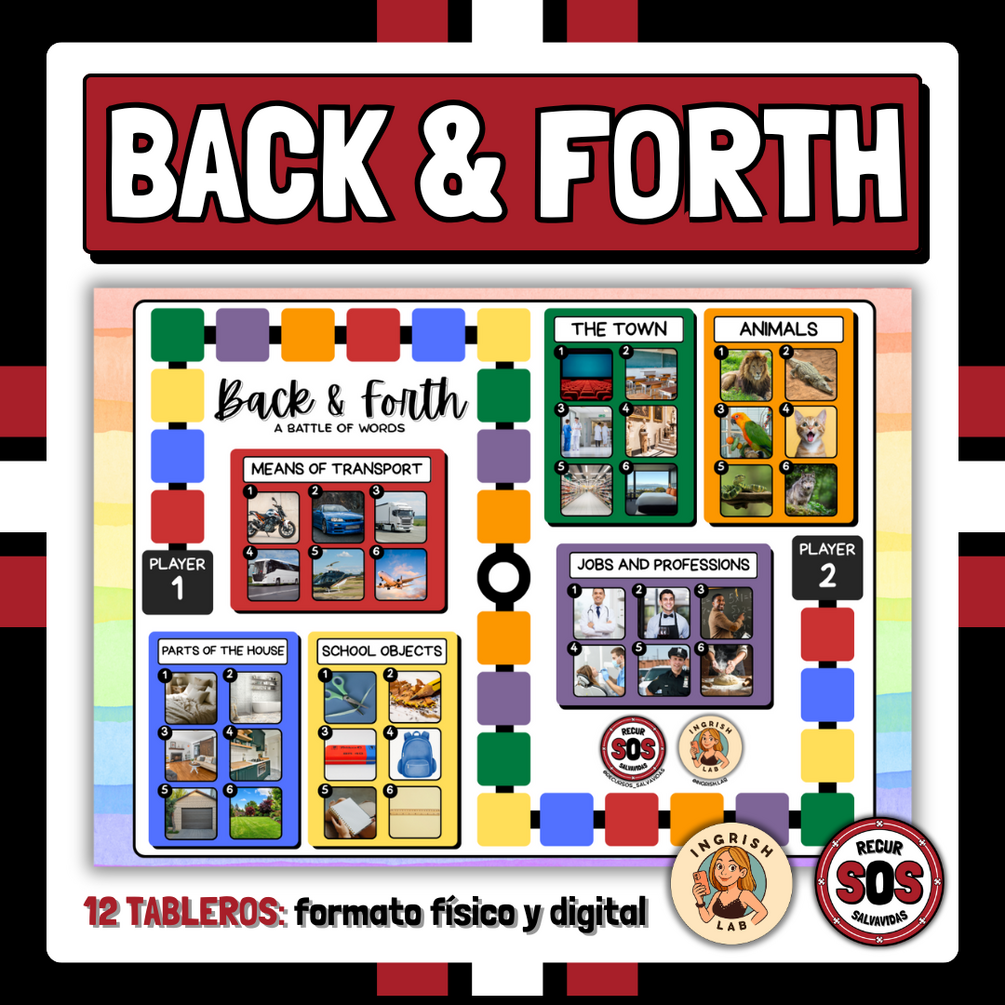 BACK AND FORTH (12 ENGLISH REVIEW GAMES)