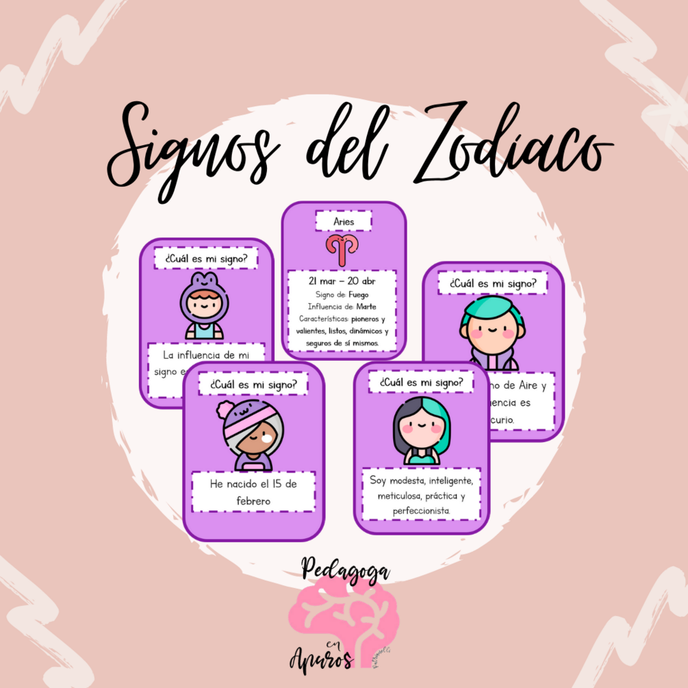 Comprensión lectora Signos del Zodíaco.
