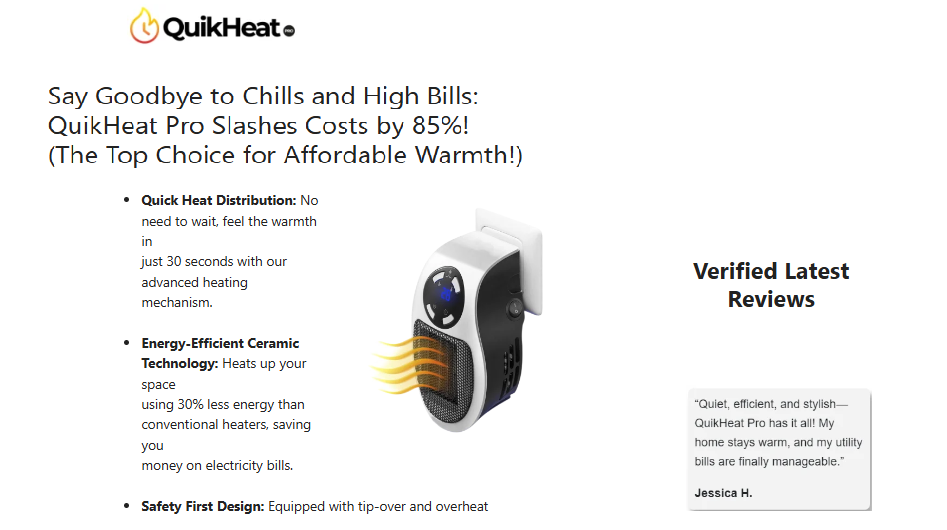 QuikHeat Pro Heater : La Révolution de Chauffage en France
