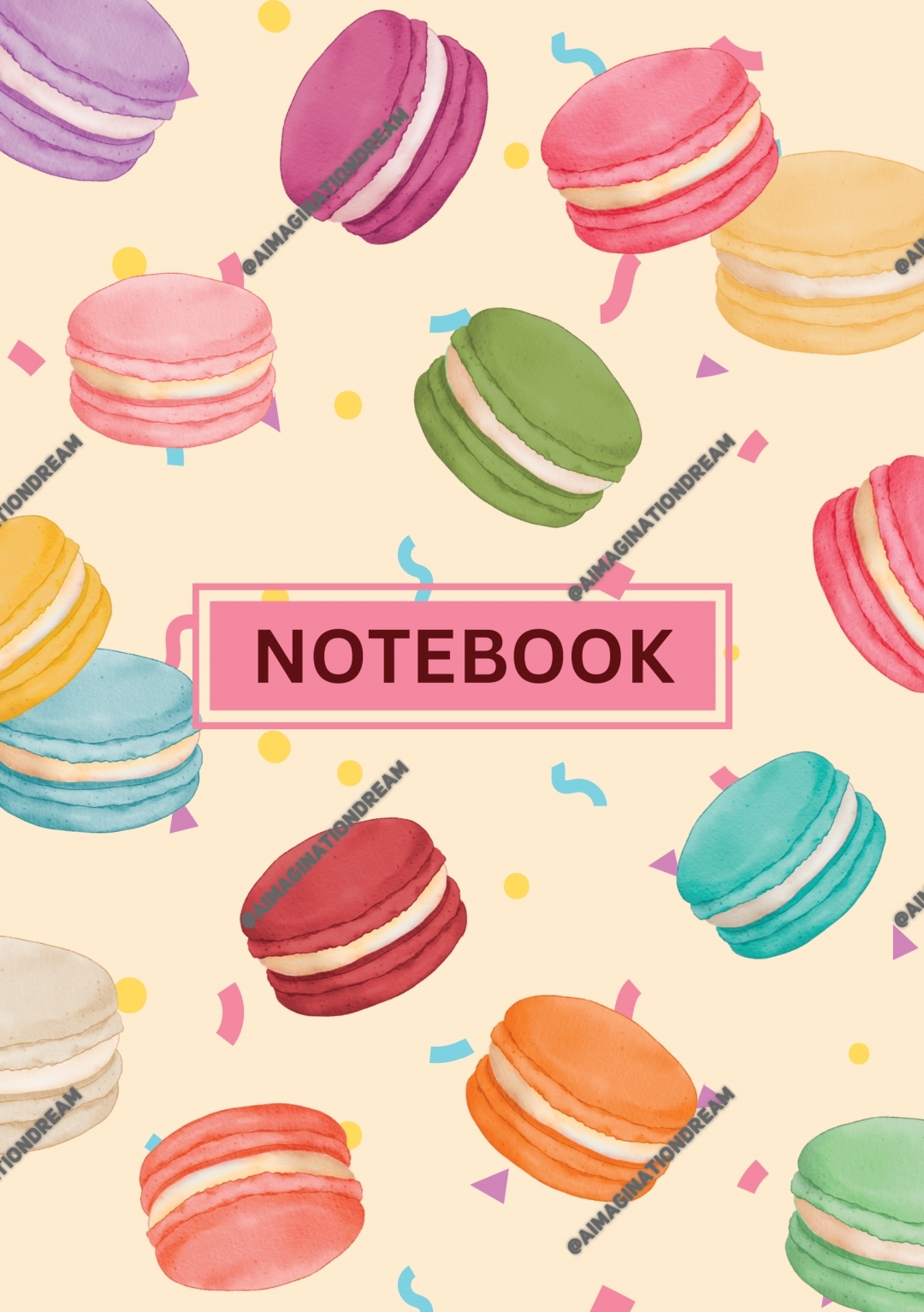 MACARONS A5 NOTEBOOK