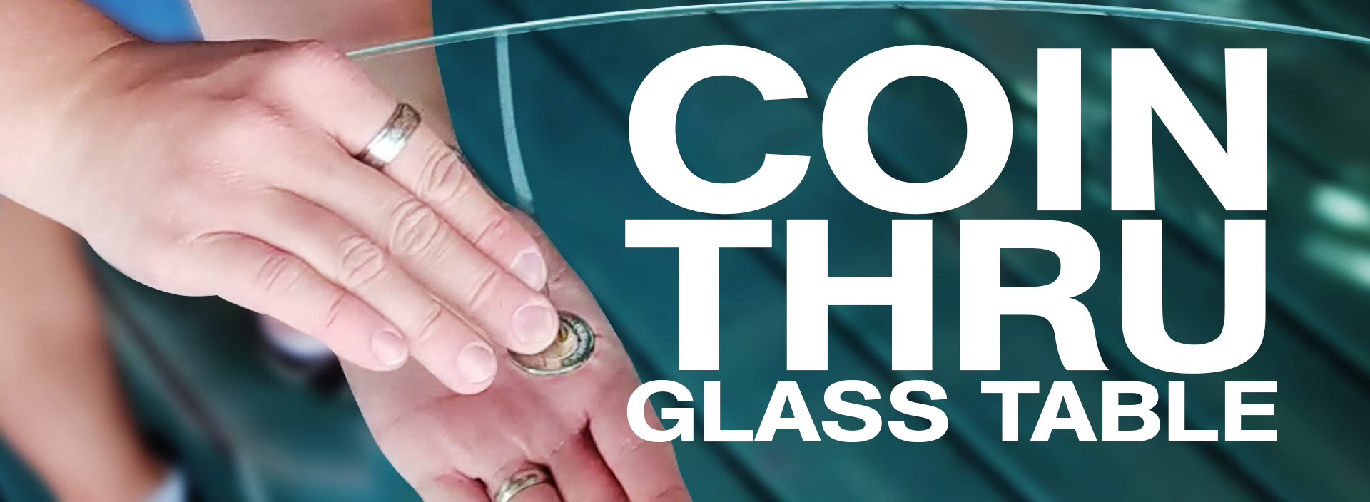 Make a Coin MELT thru a Glass Table // FREE Tutorial - Magic by West