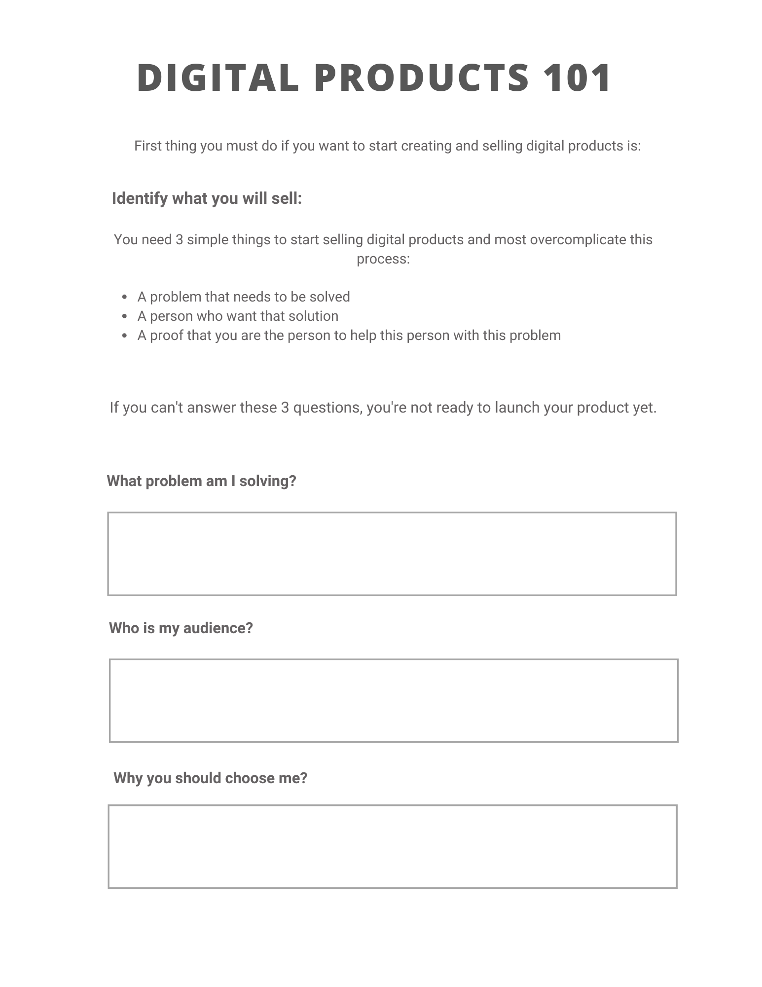 Digital Product Workbook | Editable & Printable Canva Template