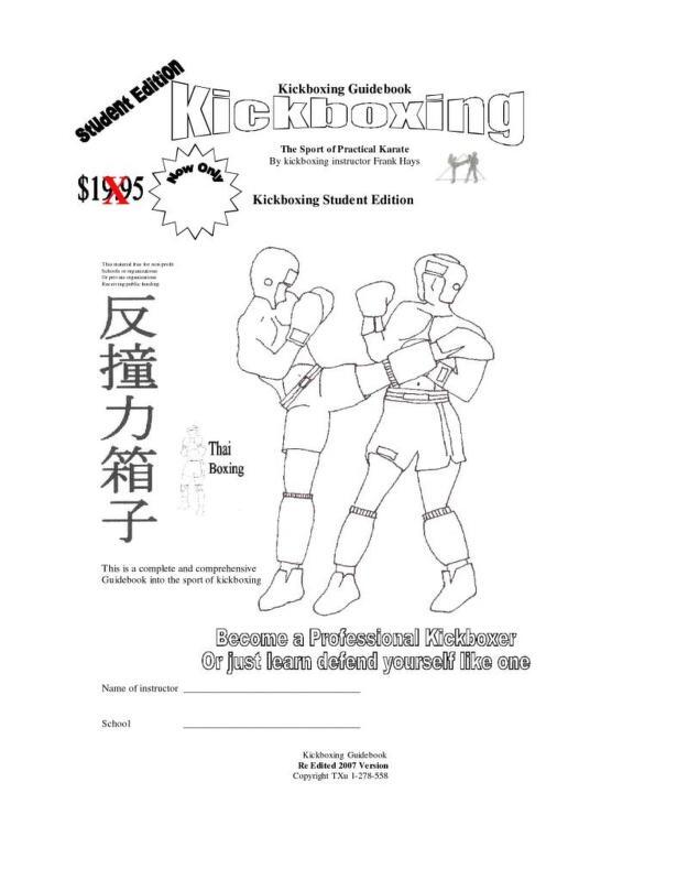 Kickboxing 101 for self defense