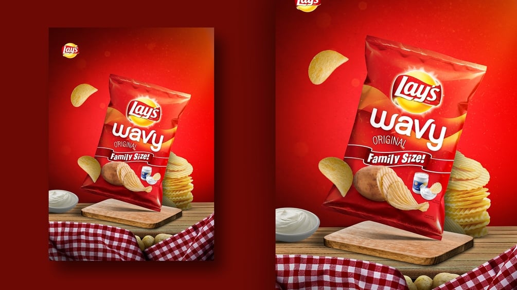 Lays Poster Design | Photoshop