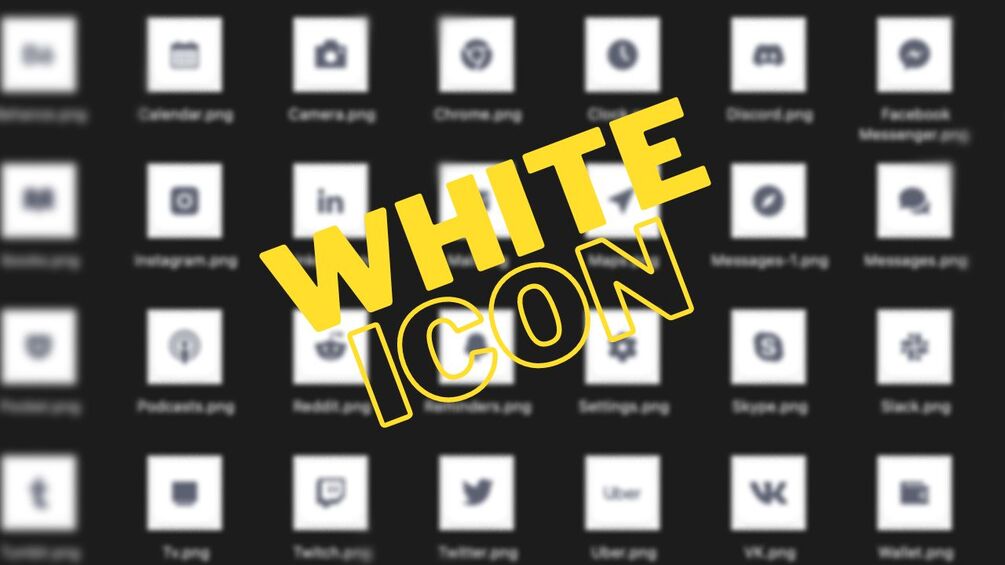Iphone White Icon Pack