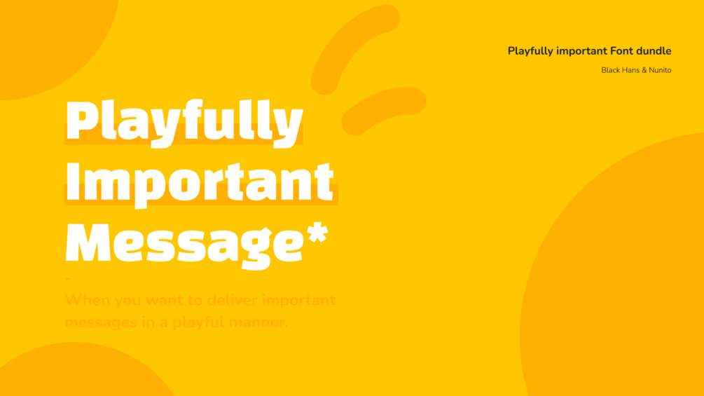 Font Bundle | Playfully important