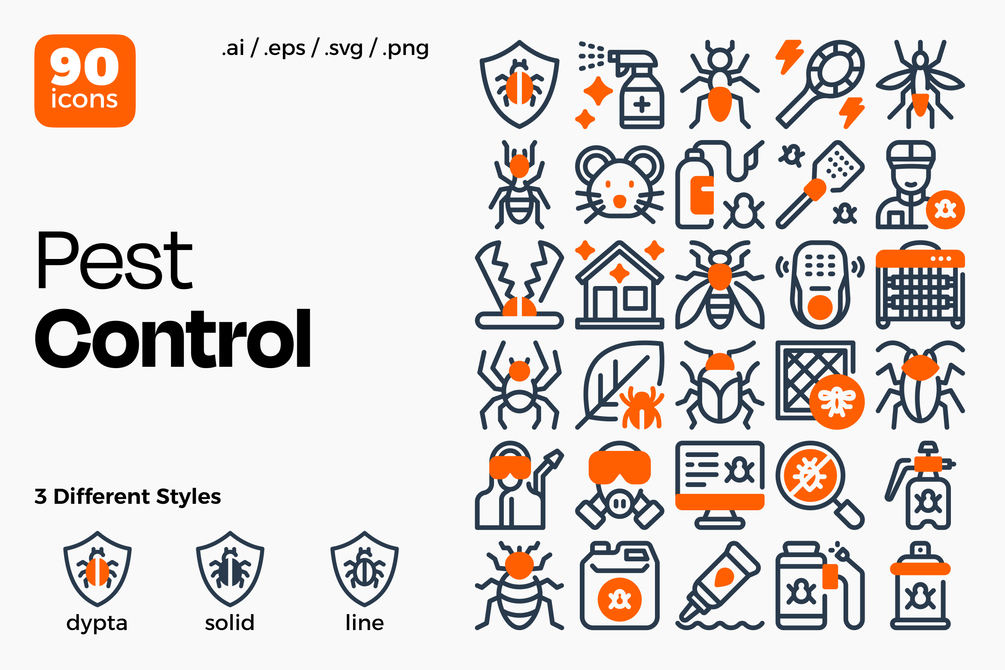 Pest Control Icon Pack