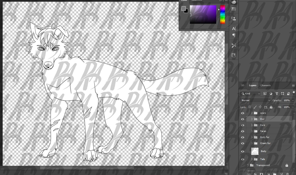 Slender Canine Base + Options