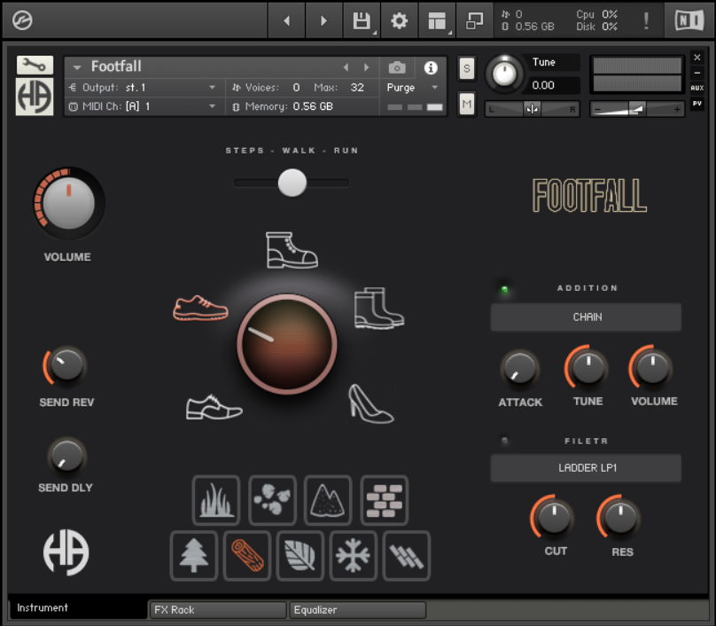 FOOTFALL KONTAKT LIBRARY
