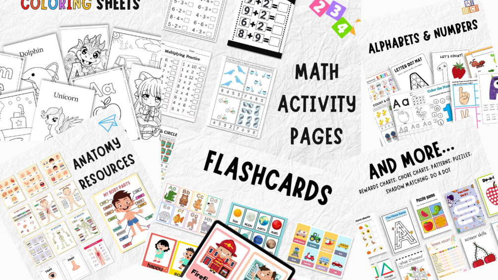 Kids Learning & Classroom Activities Bundle, Teachers Parents ...