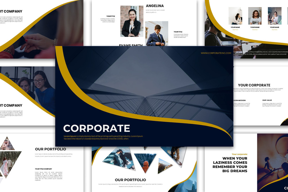 CORPORATE Power Point Template