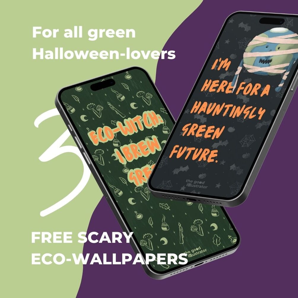 Eco & Green Scary Halloween Phone Wallpapers
