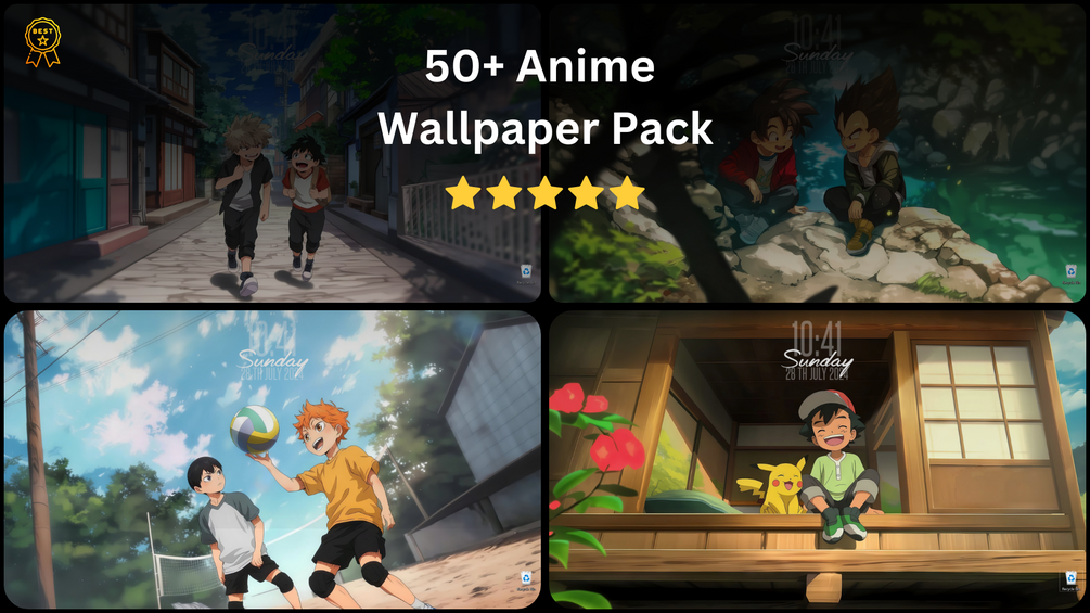 50+ Anime Wallpaper Pack (PC/Mobile)