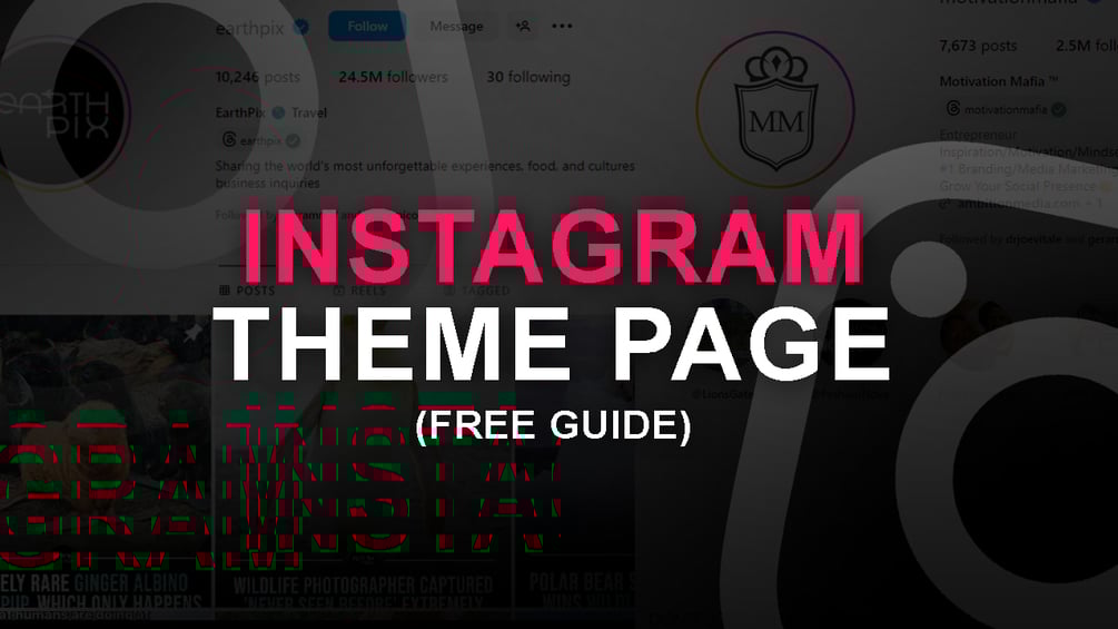 instagram theme page business (free guide)