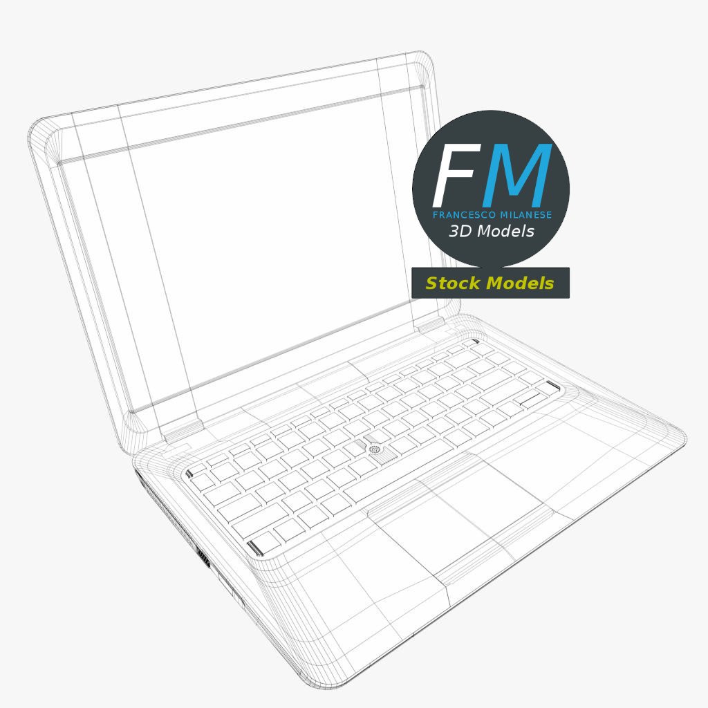 3D MODEL - Laptop notebook pc