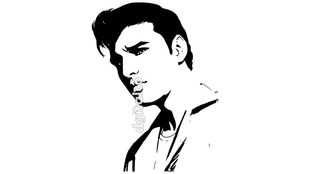 Elvis Presley Vector Graphics Bundle: Iconic Rock 'n' Roll Legend in ...