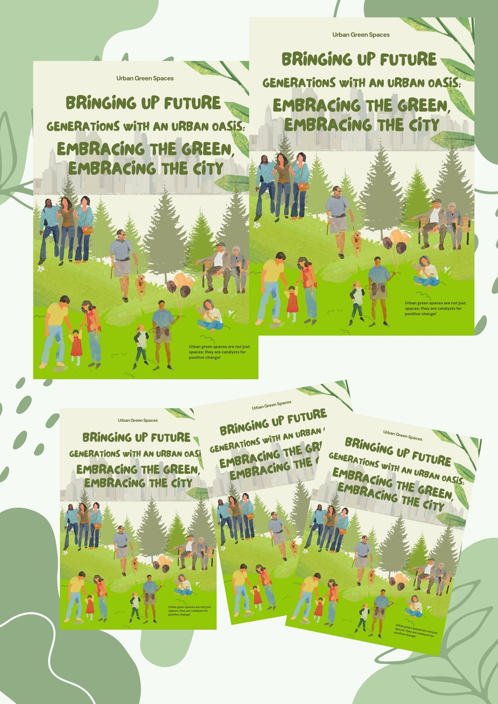 Urban Green Spaces Poster (A3)