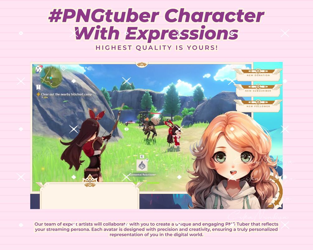 PNG Tuber, Pngtuber Commission, Pngtuber Avatar, Pngtuber Premade ...