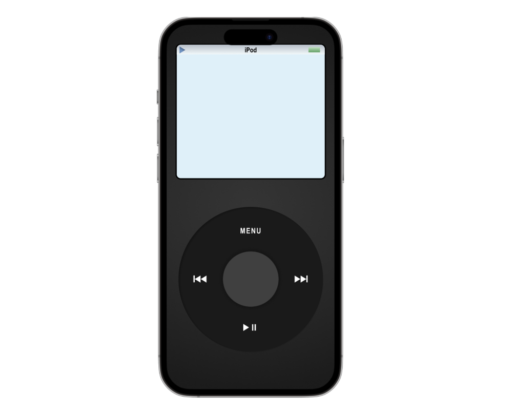 iPod Classic 7th Generation Wallpaper Black