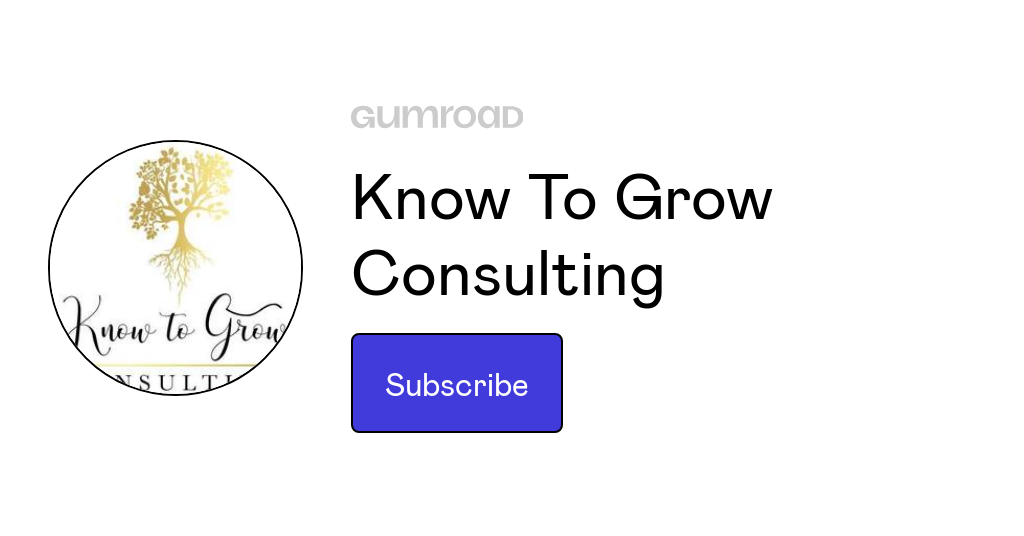 Know To Grow Consulting