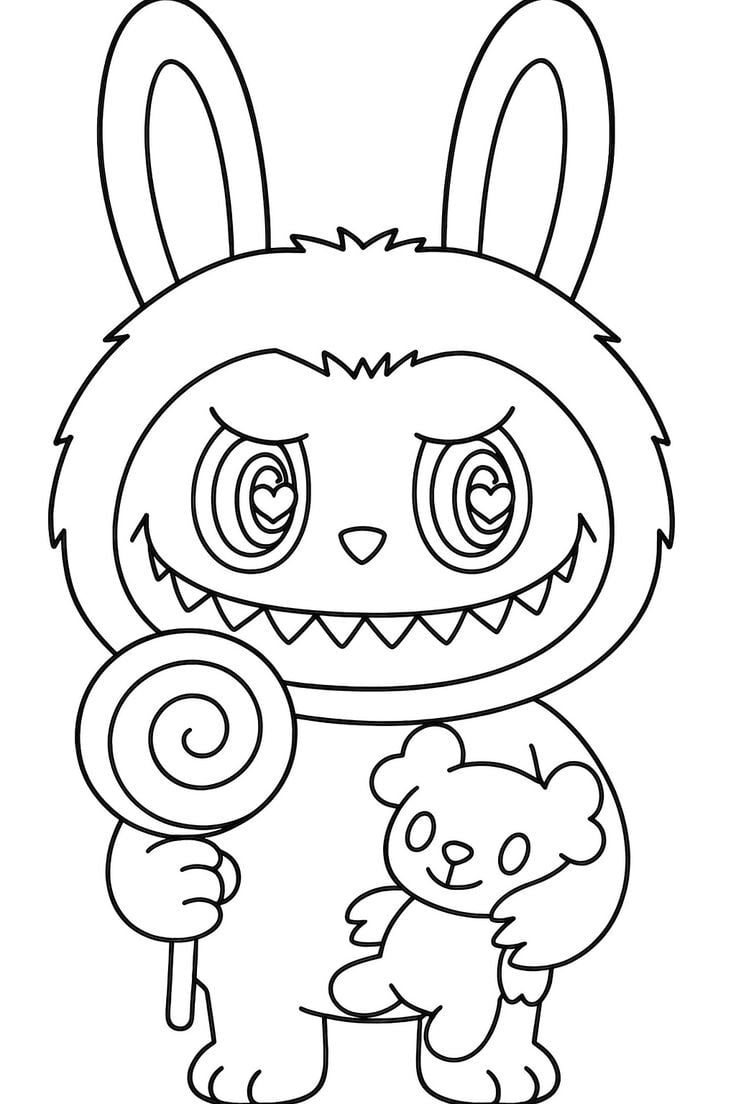 My Labubu coloring book
