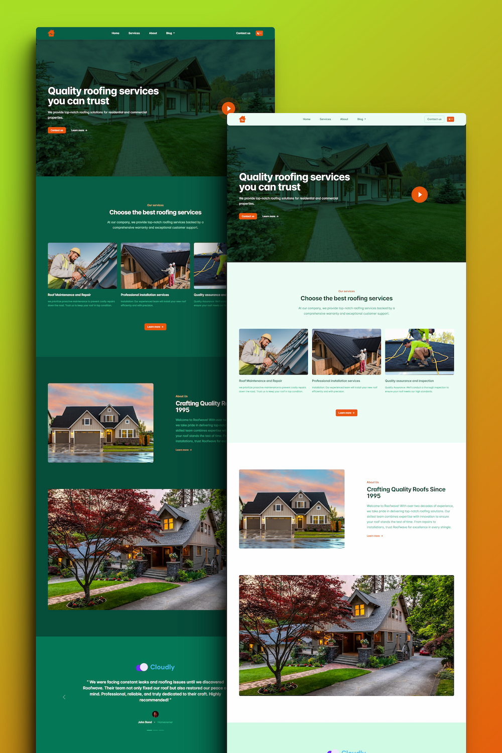 Roofwave - Your Ultimate Roofing Solution HTML Website Template